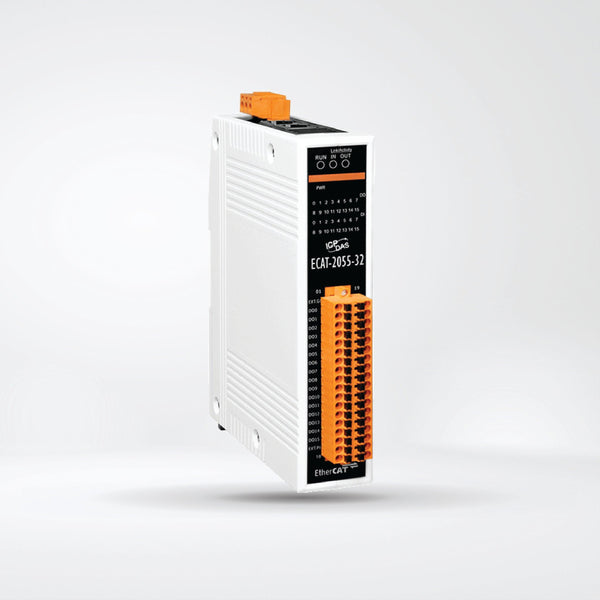 ECAT-2055-32 EtherCAT Slave I/O Module with Isolated 16-ch DI and 16-c