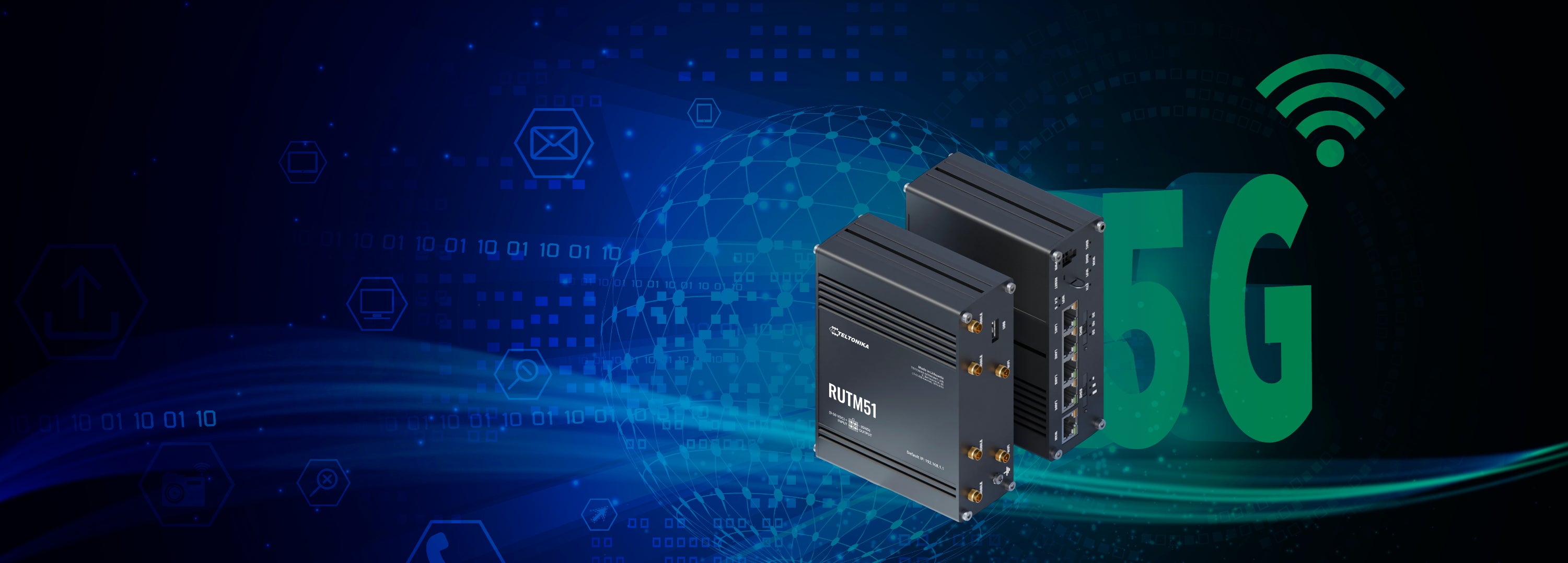 Teltonika RUTM51 Industrial 5G Router เพื่องานอุตสาหกรรม