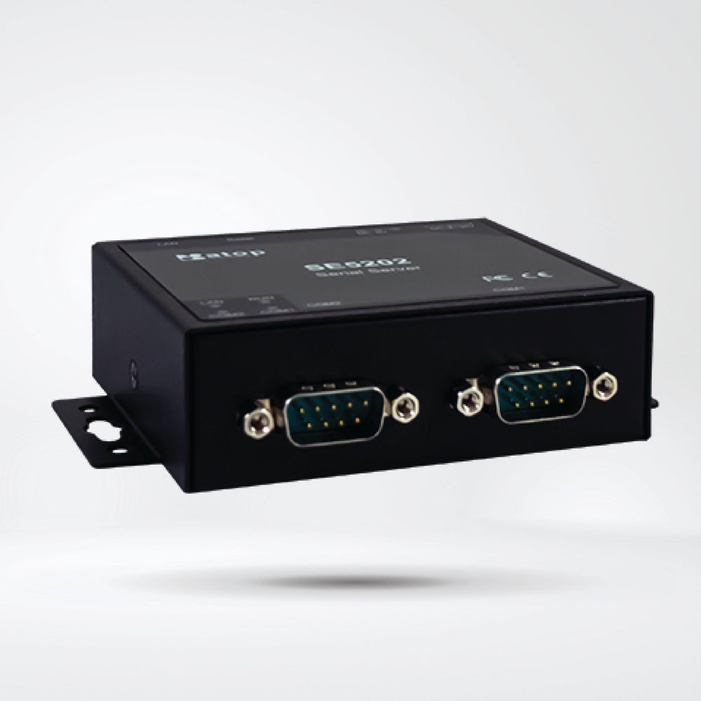 SE5202-TB Compact 2-Port Industrial Serial Device Server, Field-Mount